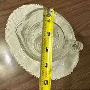 Anchor Hocking | Dining | Vintage Anchor Hocking Prescut Glass Pitcher ...